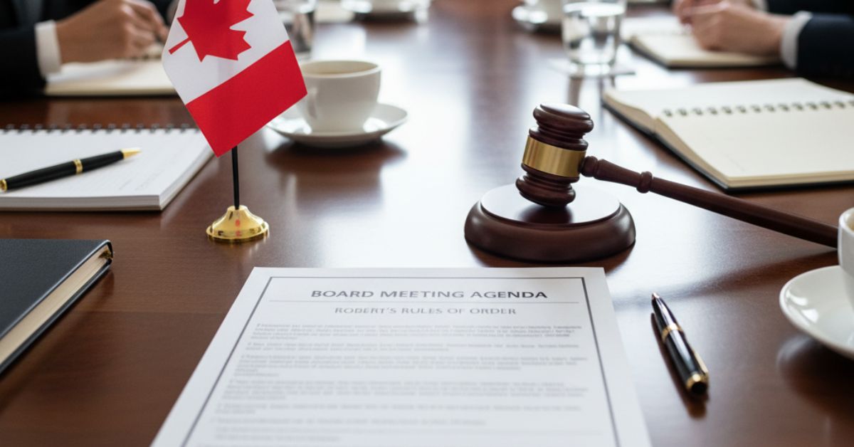 Robert's Rules of Order for Board Meetings in Canada Guide